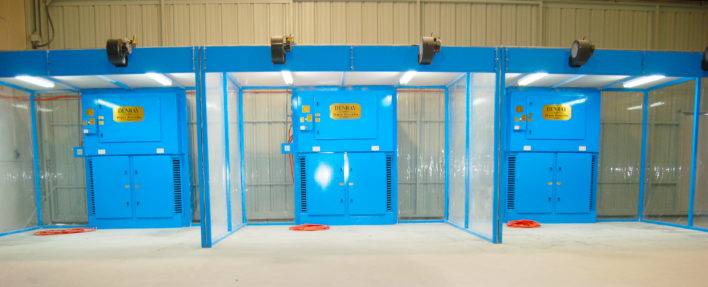 Dust Control Booths: New & Customized | Dura-Blast Services